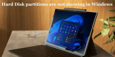 hard disk partition not showing up in windows 11 10