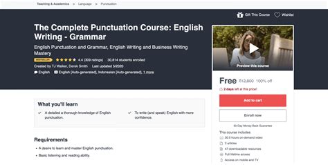 The Complete Punctuation Course English Writing Grammar Free Udemy