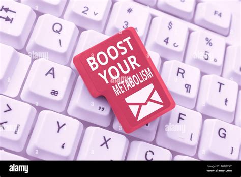 Text Caption Presenting Boost Your Metabolism Business Concept Body