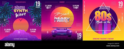 Retro Wave Design Concept Stock Vector Image Art Alamy