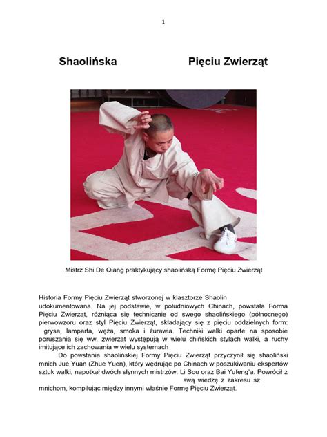 Shaolin Wu Xing Quan Pdf