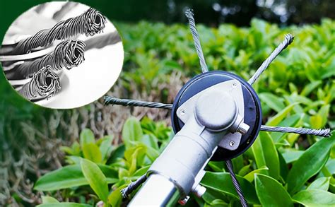 2025 New Universal Steel Wire Grass Trimmer Head6 Inch Unbreakable