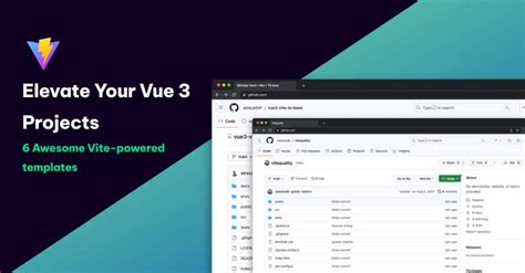 Elevate Your Vue 3 Projects 6 Awesome Vite Powered Templates Vuejs