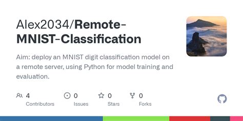 Github Alex2034 Remote Mnist Classification Aim Deploy An Mnist