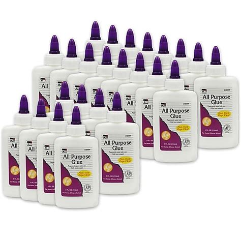 Cli All Purpose Glue 4 Oz 24 Bottles Chl38004 24 Staples