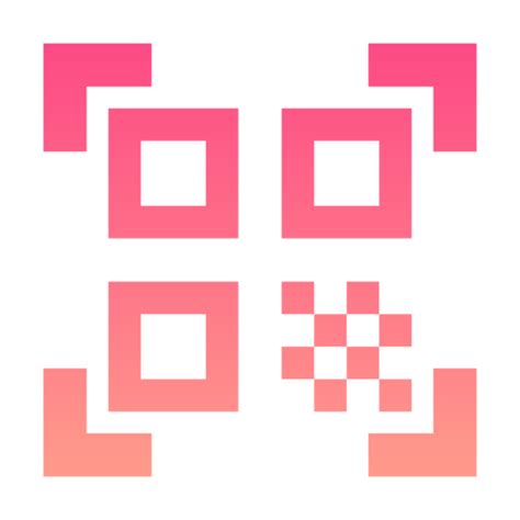 Qr Code Generic Gradient Outline Icon