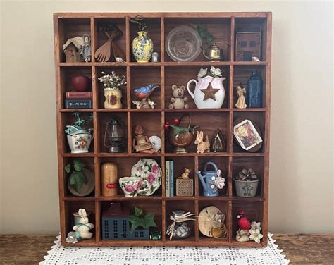 Miniature Collection Assemblage Display Box Art Box Collection Of