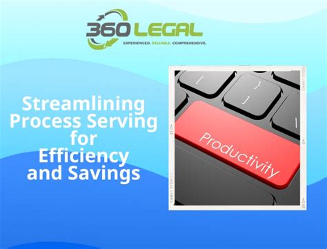 Streamlining Process Serving For Efficiency And Savings