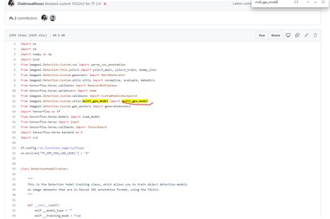 Distributed Training · Issue 382 · Olafenwamoses Imageai · Github