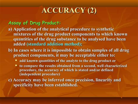 Analytical Method Validation Ppt
