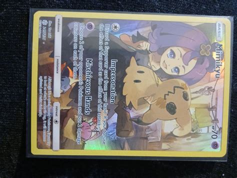 Mavin Mint Condition Mimikyu Trainer Gallary Pokemon Card