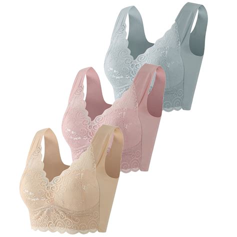 Clearance Push Up Bras For Women 3 Pieces Lace Bra Bra Women Underwear