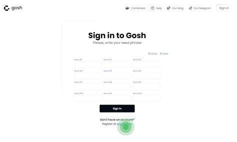 Docker Extension Gosh