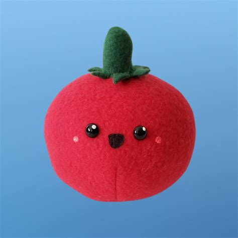 Kawaii Tomato Plush Cute Vegetable Food Pillow Play Food Toy