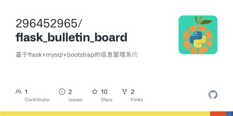 Github Flask Bulletin Board Flask Mysql Bootstrap
