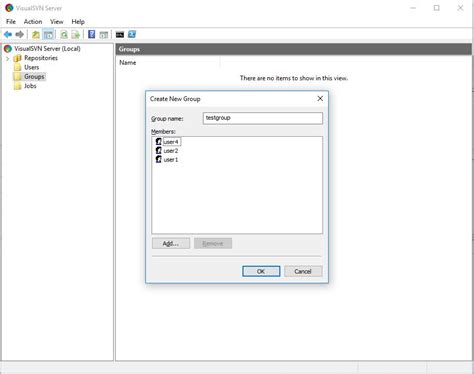 SVN Server User Management BunksAllowed
