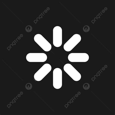 Loading Indicator Dark Mode Glyph Ui Icon Logo Application Clip Art Vector Logo Application