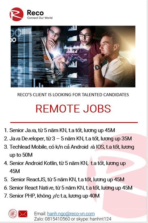 Hanh Ngo On Linkedin Remote Remotejobs Java Php Reactjs