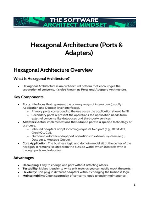 02 02 hexagonal architecture pdf databases systems architecture