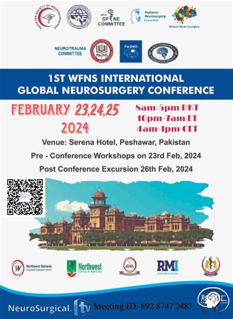 第一届wfns国际全球神经外科学术会议，2月23 25日，欢迎参会！ 脑医汇