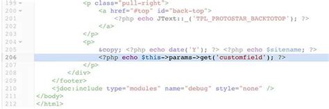 Add A Custom Text Field To A Joomla Template Joomlashack