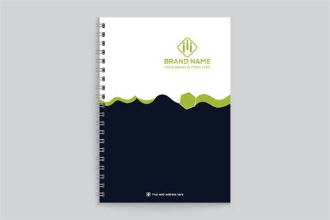 Corporate Green Color Notebook Cover Design 26326235 Vector Art At Vecteezy