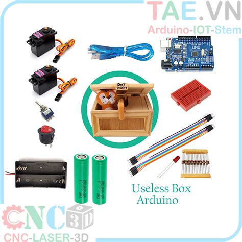 Bộ Chế Hộp Vô Dụng Arduino Mkz Maker Zone