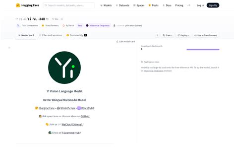 Yi Vl 34b使用入口地址 Ai模型最新工具和软件app下载