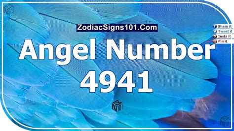 4941 Angel Number Spiritual Meaning And Significance - ZodiacSigns101