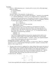 MAT MATLAB LAB Docx Exercises A Set N And Generate An N N Matrix And Two