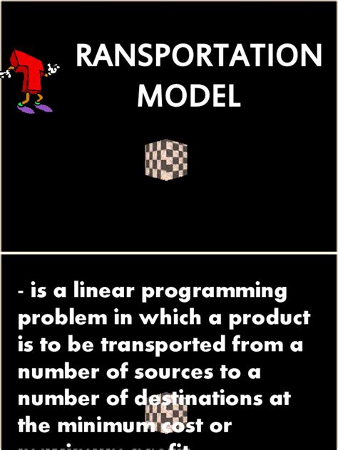 Transportation Model Pdf Linear Programming Systems Theory