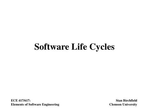 ppt software life cycles powerpoint presentation free download id