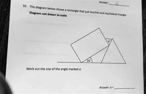 Answer 10 The Diagram Below Shows A Rectangle Diagram Not That Just Touches And Drawn To
