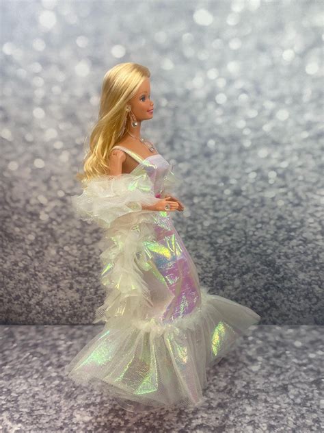 Crystal Barbie 4598 1983 Superstar Barbie Etsy