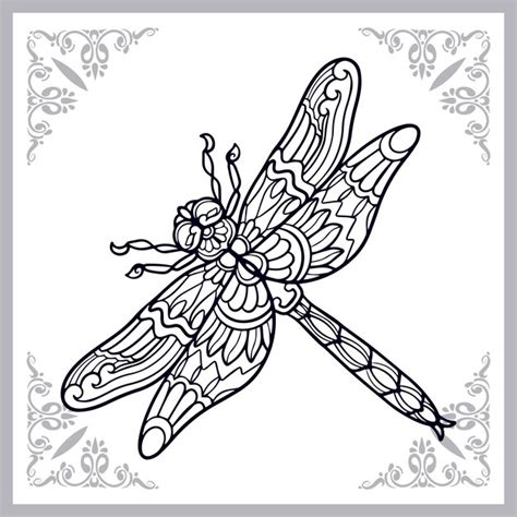 Mandala Dragonfly Vectors And Illustrations For Free Download