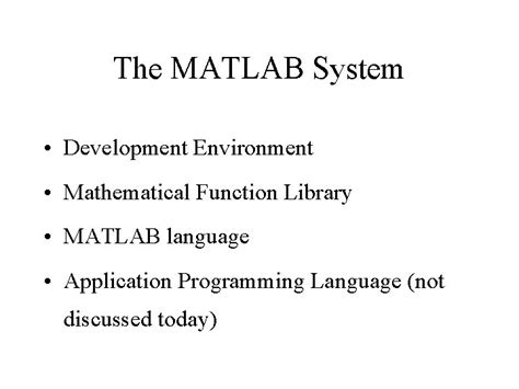 Introduction To MATLAB ES Signals And Systems