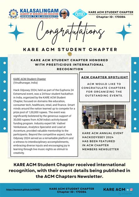 Logadharani K On Linkedin Acm Newsletter