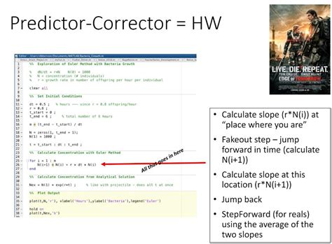 predictor corrector method assignment one using the