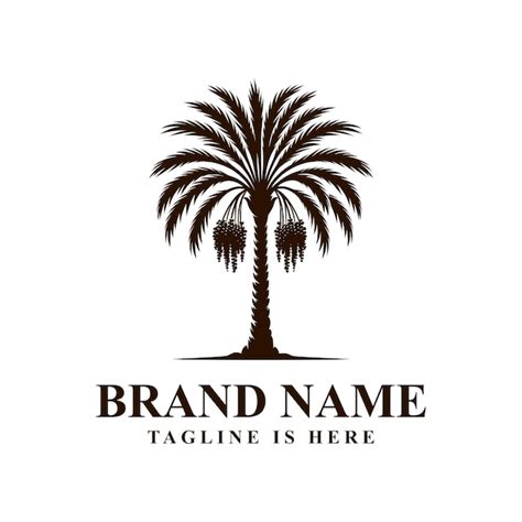 Premium Vector Palm Date Logo