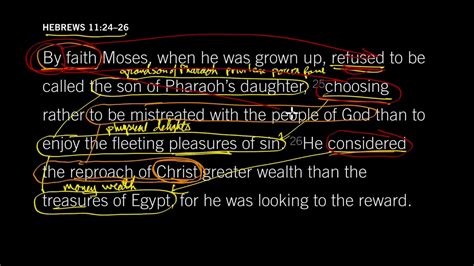 The Fleeting Pleasures Of Sin Hebrews 112426 Youtube