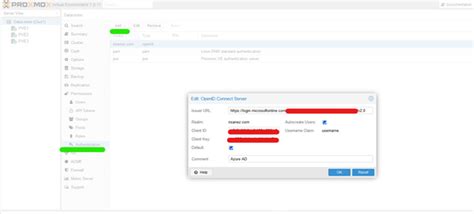 proxmox oidc azuread authentication