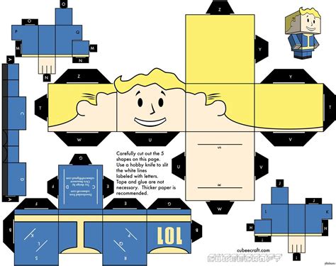 Printable Fallout Papercraft Printable Papercrafts Printable Papercrafts