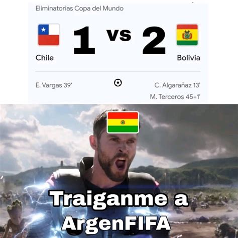 Bolivia Celebra Los Memes Del Histórico Triunfo En Chile