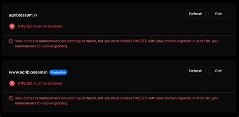 vercel dnssec issue help vercel community