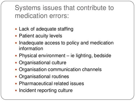Medication Errors Powerpoint