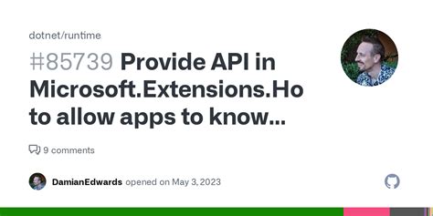 Provide Api In Microsoft Extensions Hosting To Allow Apps To Know When They Re Being Run In The