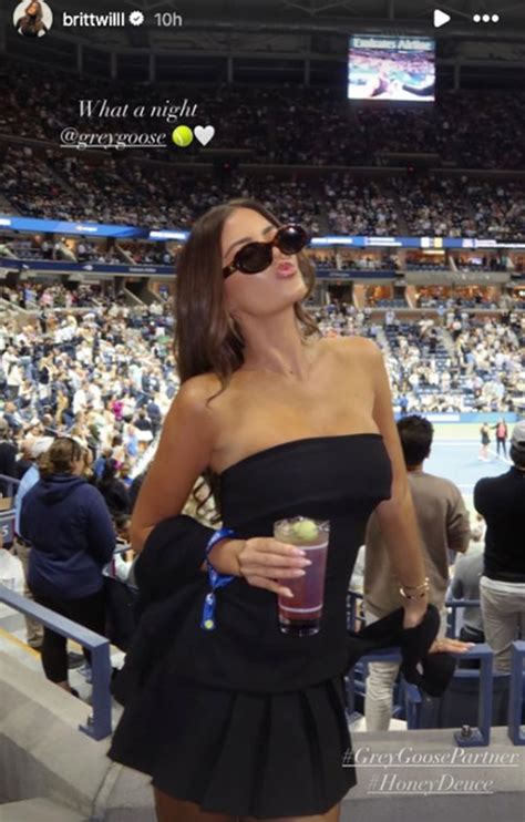 Josh Allens Ex Brittany Williams Takes In Us Open With Morgan Riddle