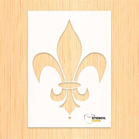 Fleur De Lis Stencil Perfect Decor Accents For Custom Projects