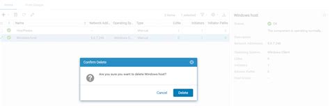 Dell Unity Unable To Remove Host Access From Luns Because A Snapshot