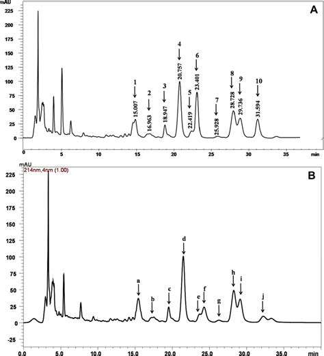 Analytical Reversedphase Hplc Absorbance Spectrogram Of Surfactin A